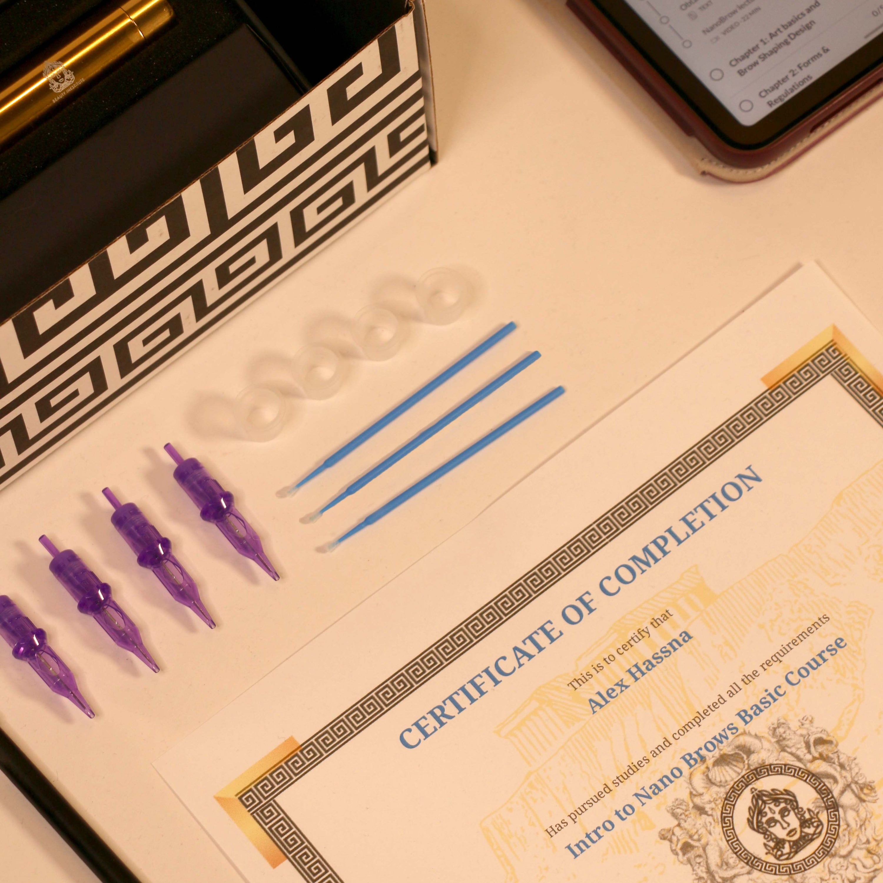 Beauty Inkstitute Nano Kit and Double Course Bundle