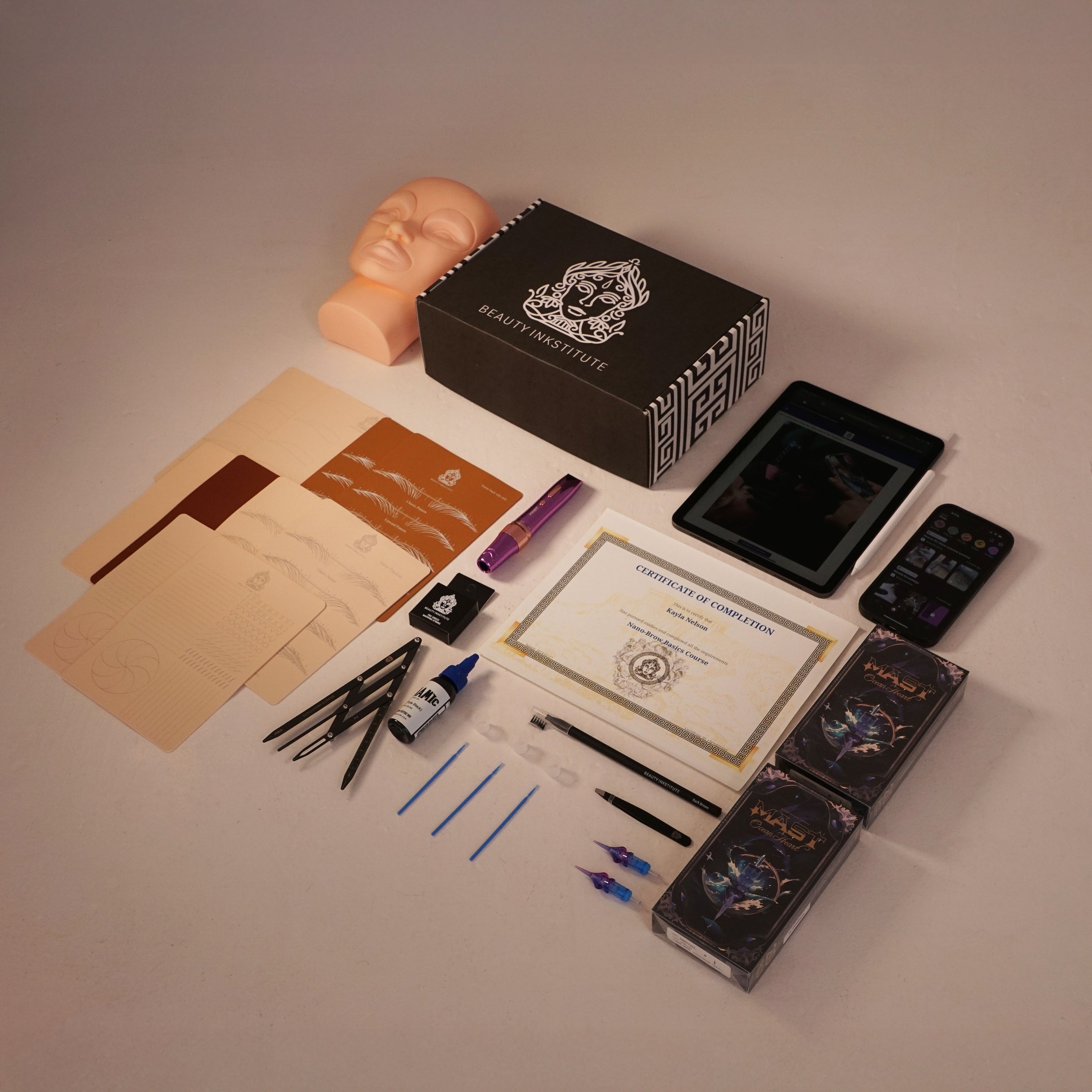 Beauty Inkstitute Nano Kit and Double Course Bundle